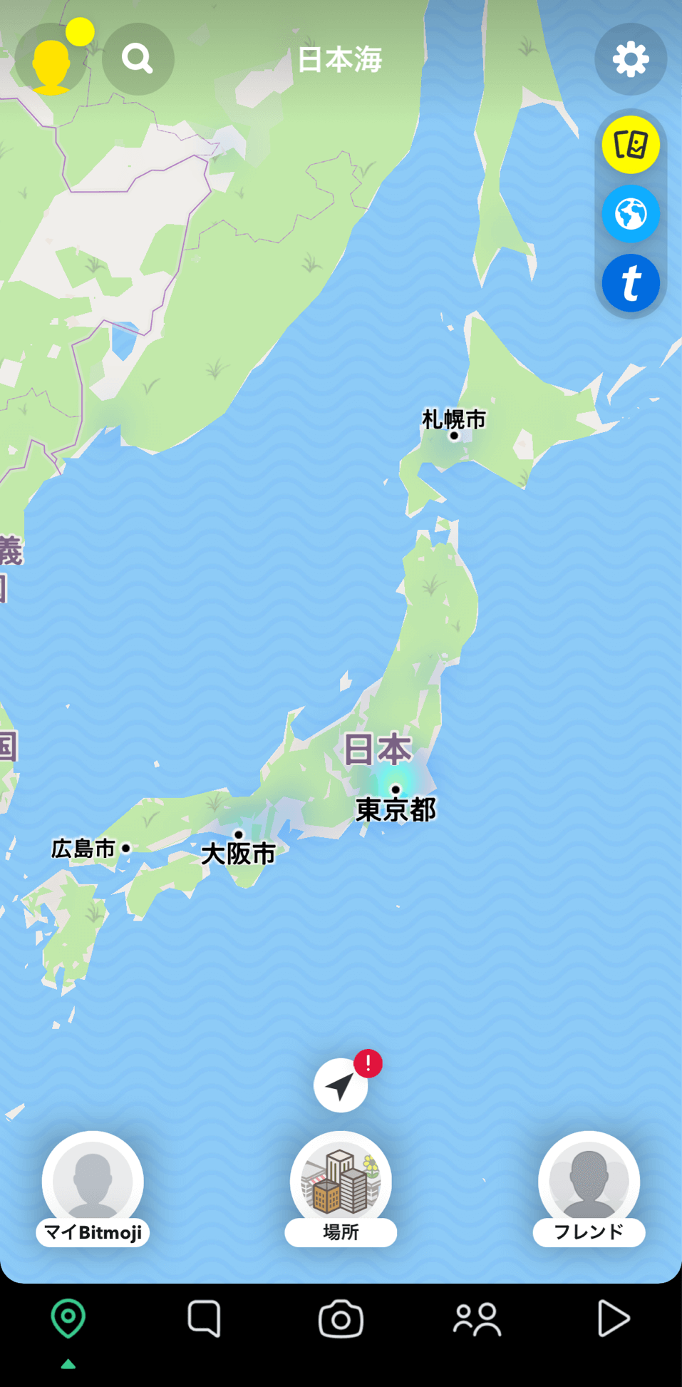 SnapMapとは？Snapchatの位置情報機能について